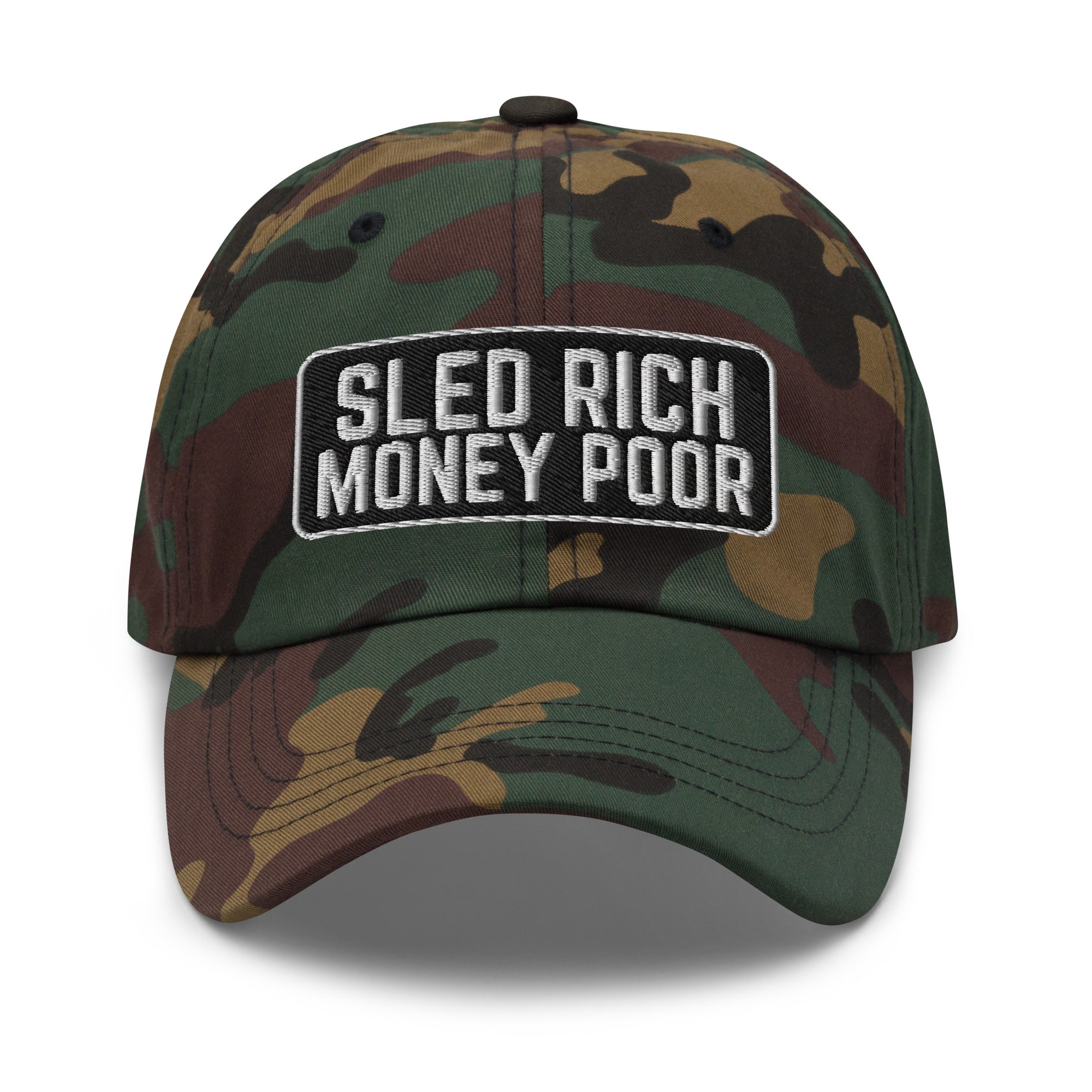 SLED RICH MONEY POOR Classic Dad Hat – SledFans